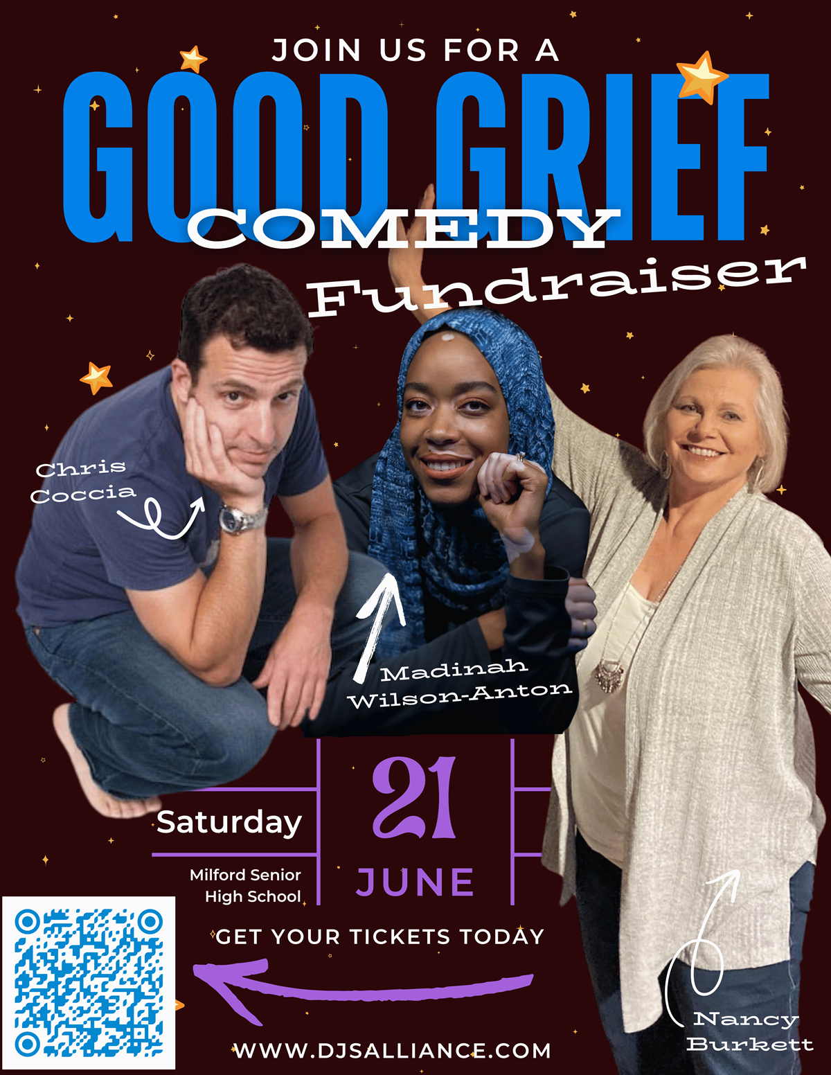 Good Grief Comedy Show Fun(d)raiser – DJ's Alliance